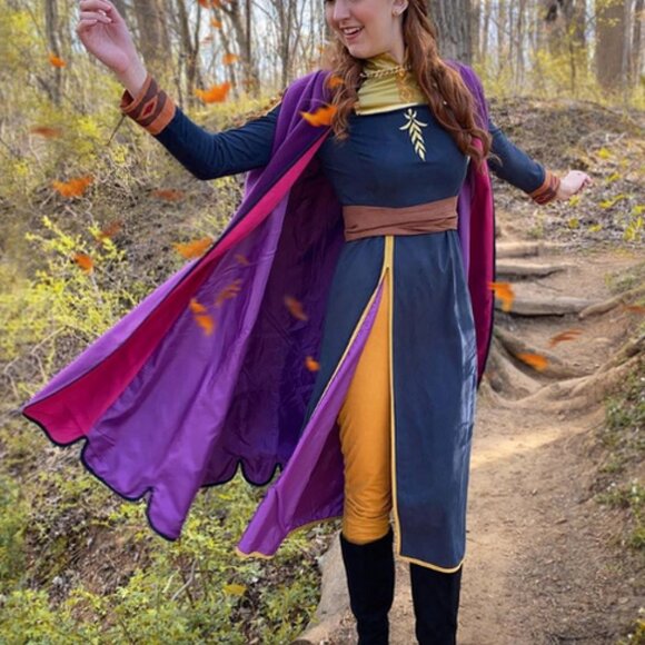CosSky | Dresses | Frozen 2 Anna Cosplay Costume | Poshmark